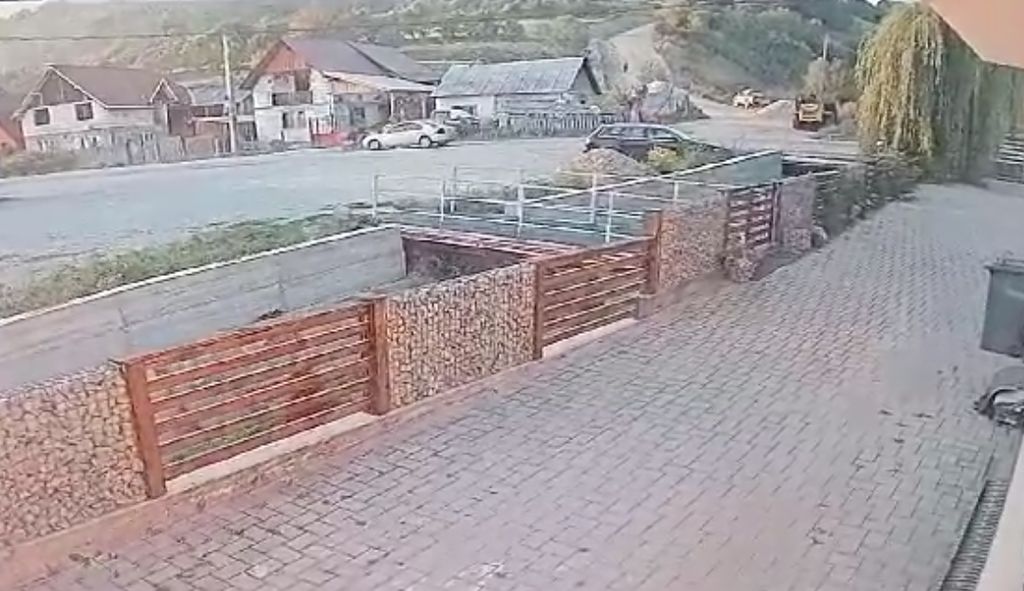 Cum s-a petrecut accidentul din comuna Feldru. Imagini de pe camera de ...