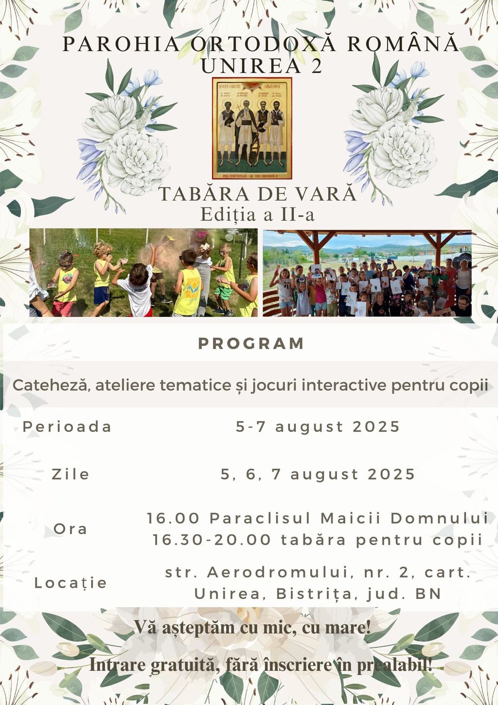 Tabără de vară la Unirea pentru copii, indiferent de vârstă și fără ...
