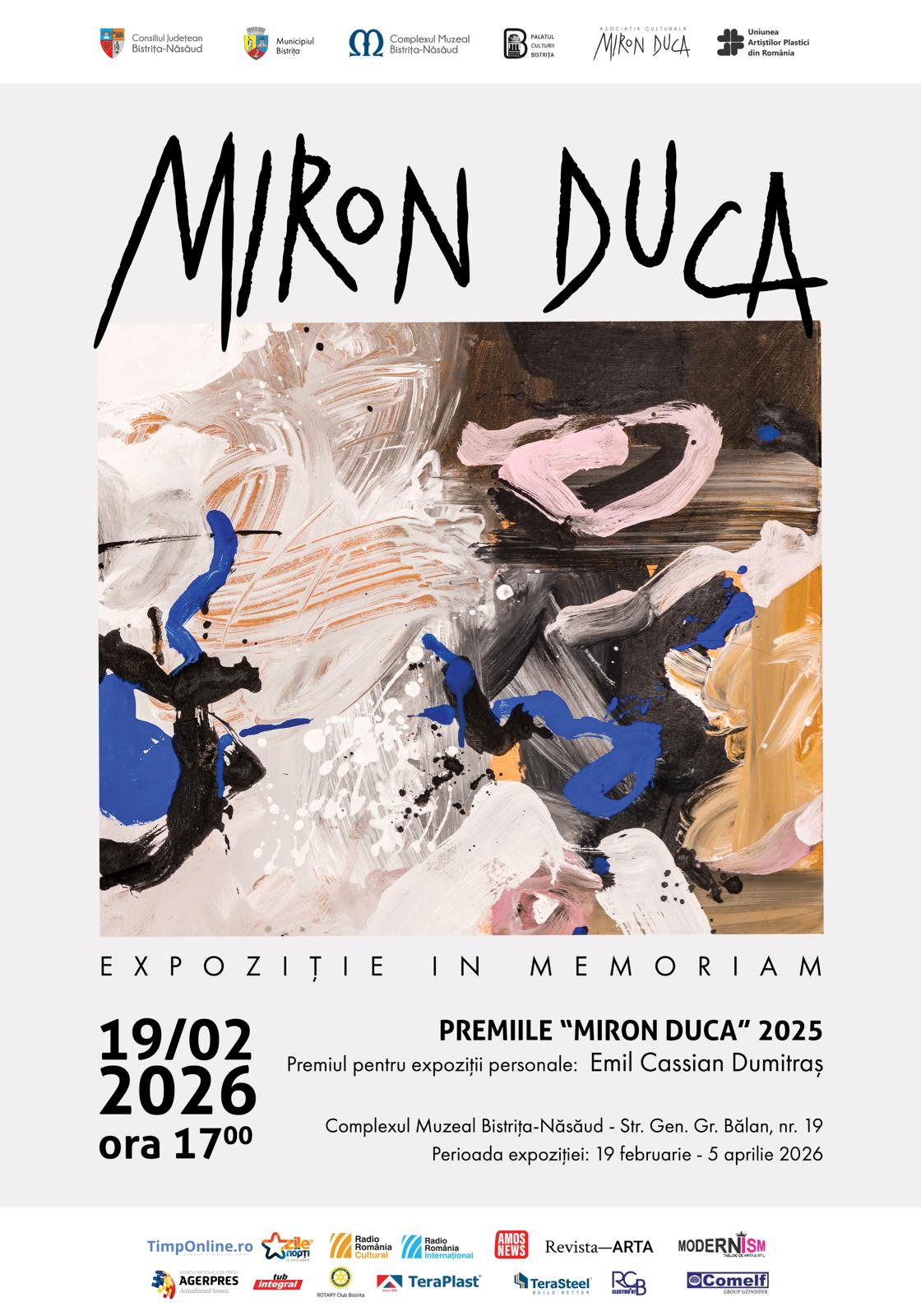 Expoziție în memoria pictorului Miron Duca, de la nașterea căruia se ...